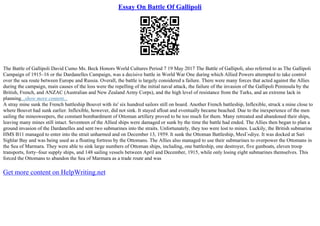 What Is Gallipoli A Military Failure | PDF