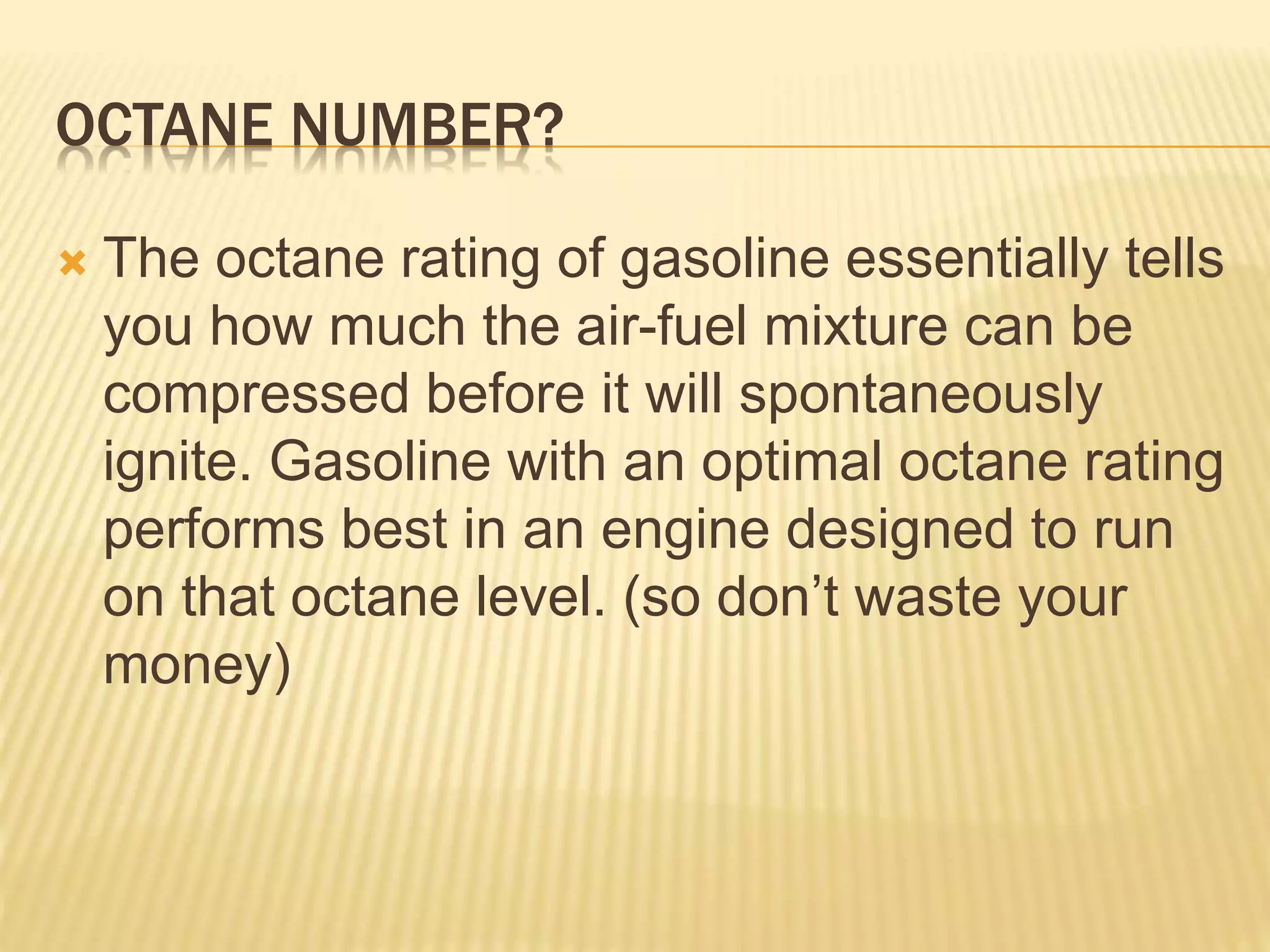 What is gasoline | PPTX