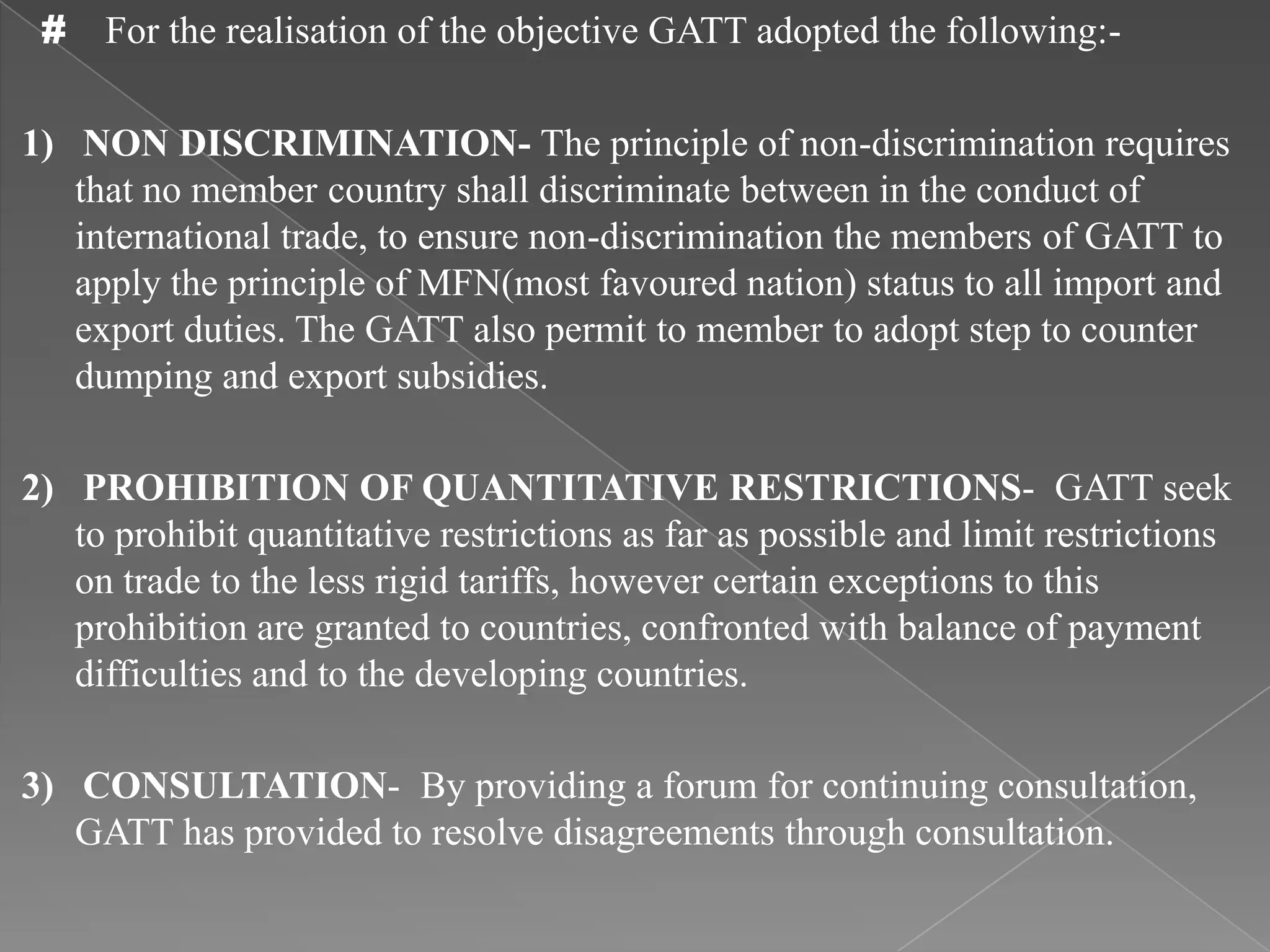 What is gatt | PPT | Free Download