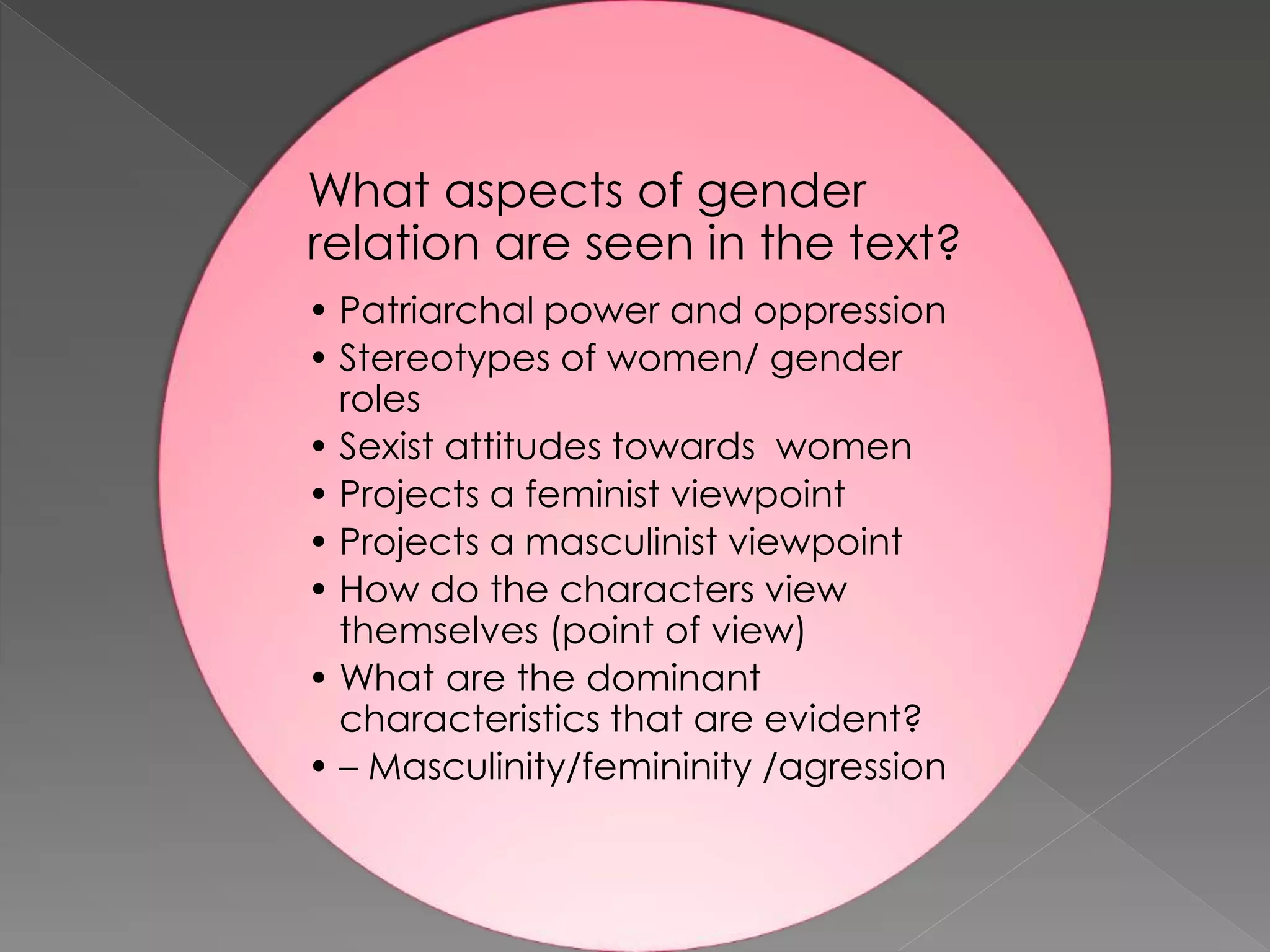 What is gender based approach | PPTX