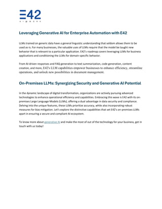 What is Generative AI and How does it works? | PDF