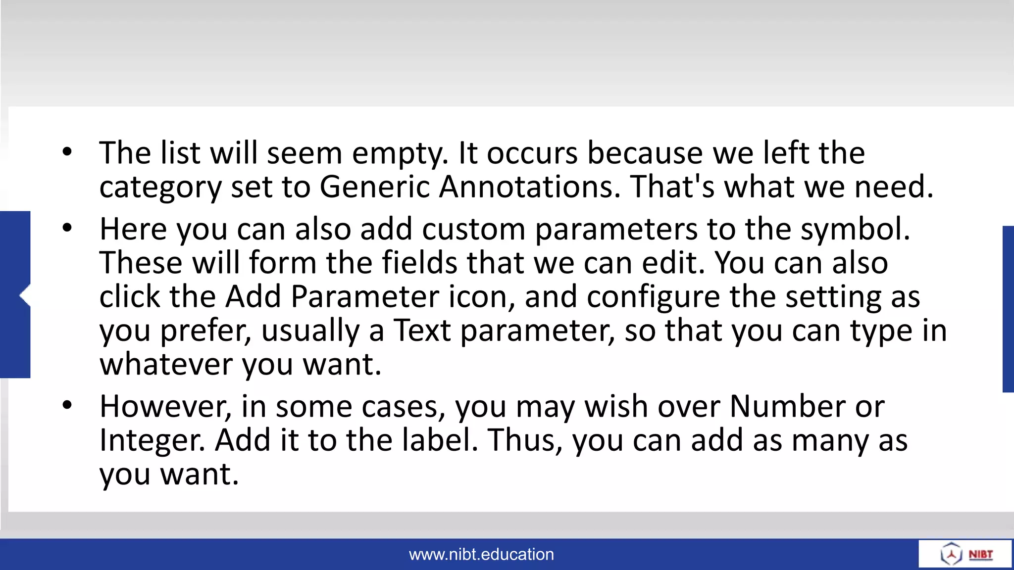 What is generic annotations in revit | PPTX