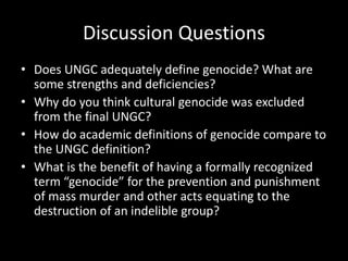 What is genocide ppt week 2 student | PPT