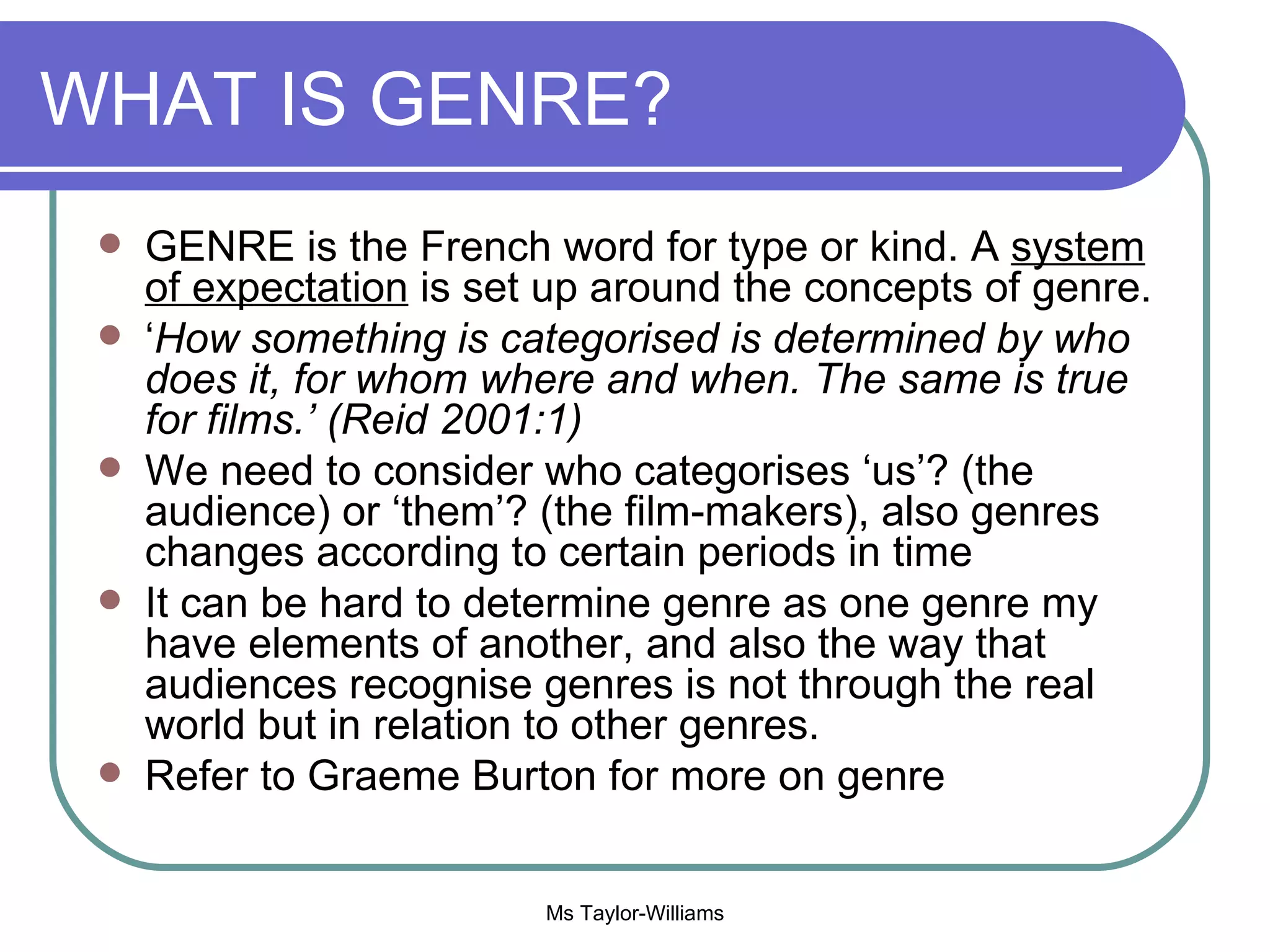 What Is Genre? | PPT