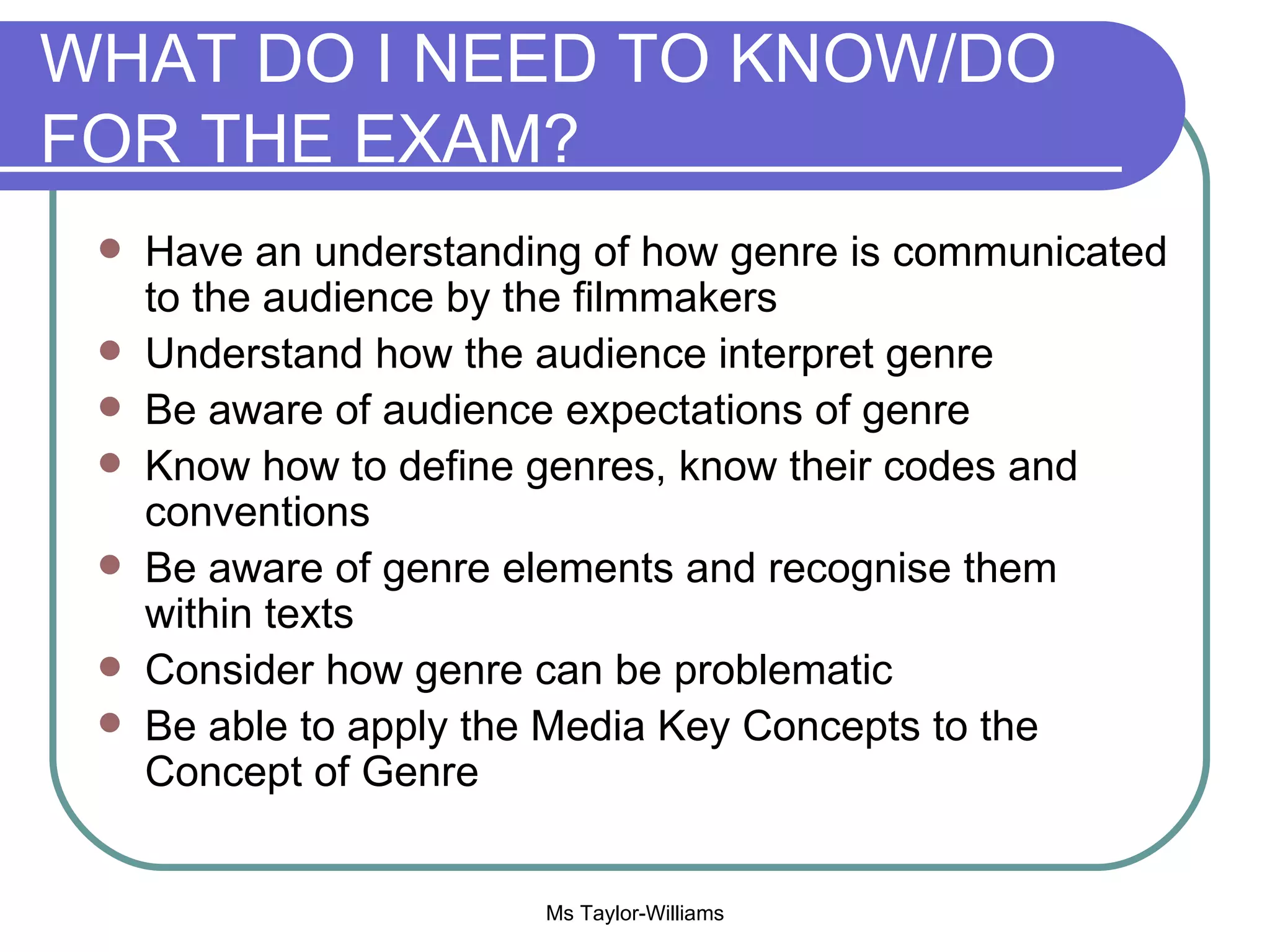 What Is Genre? | PPT