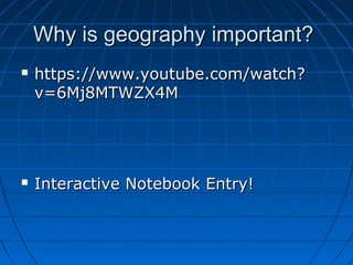 What is Geography? | PPT