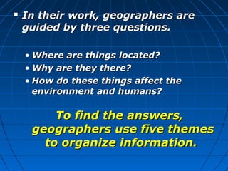 What is Geography? | PPT
