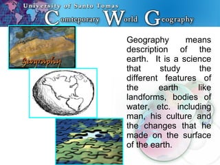 What Is Geography | PPT