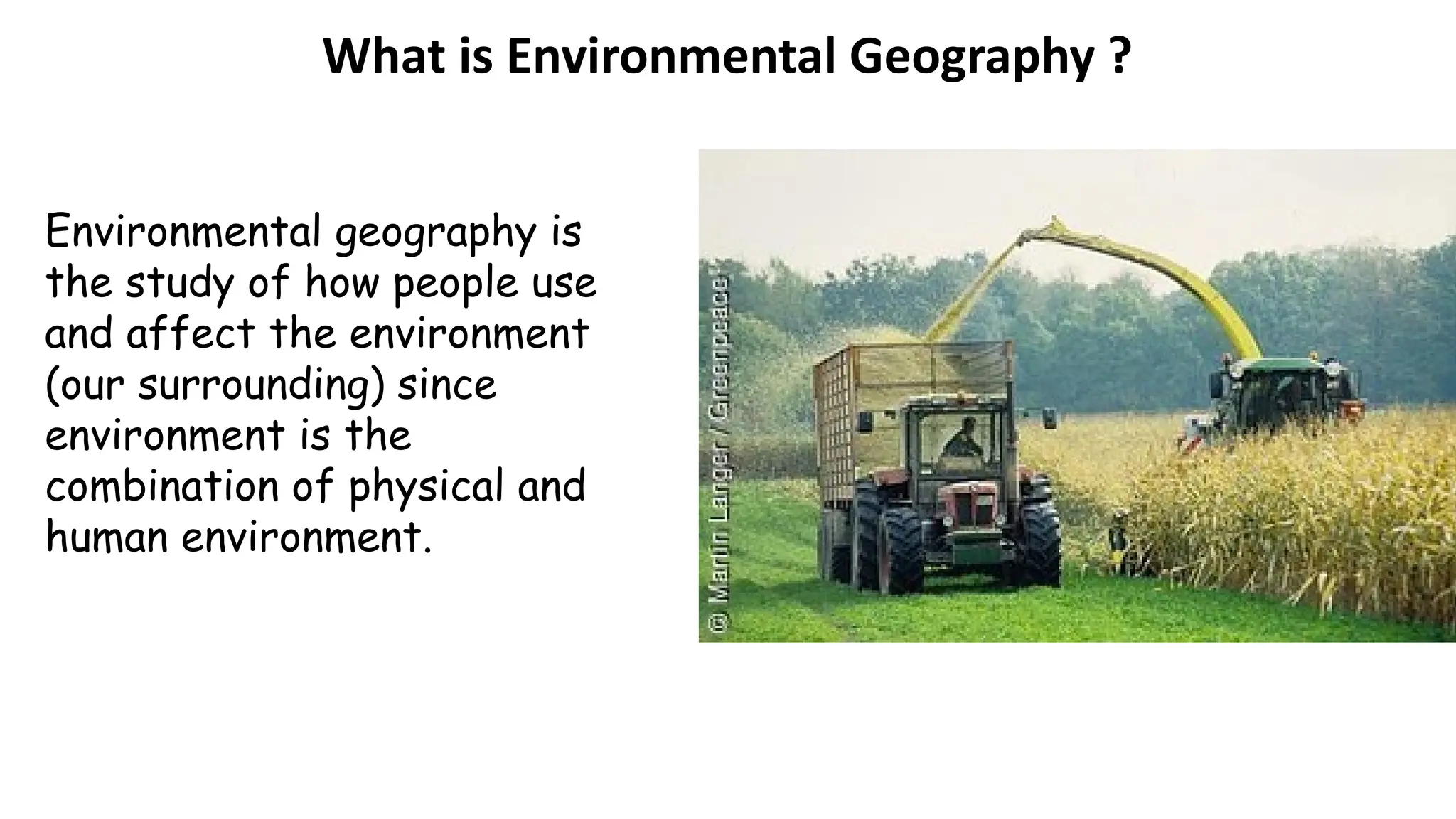 What is Geography and the types of geography - Physical, Human and ...