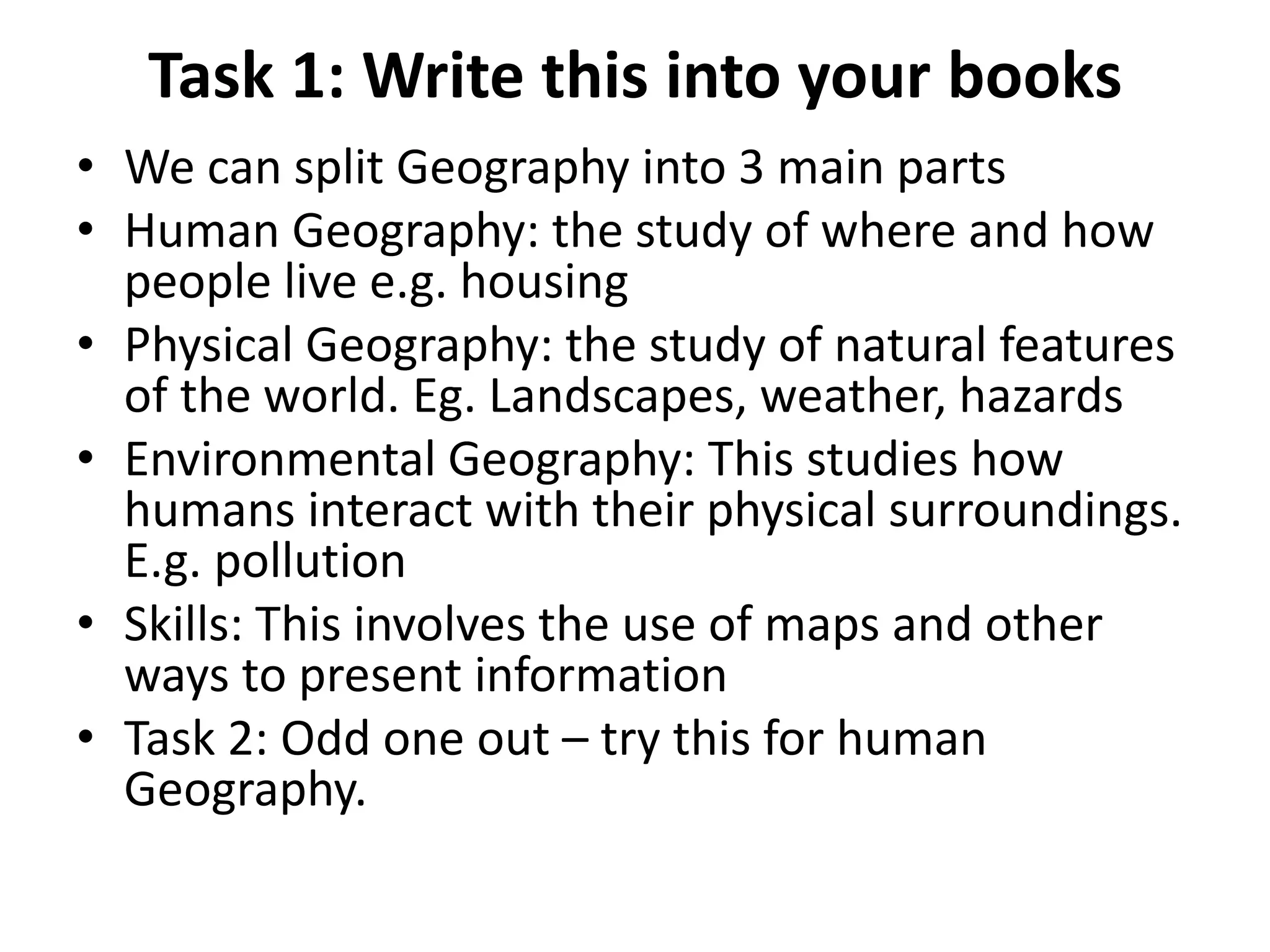 What is geography? | PPTX