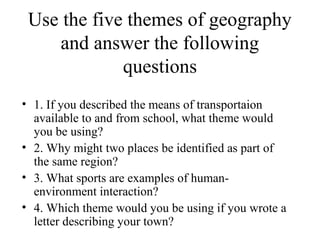 What is geography (social studies) | PPT