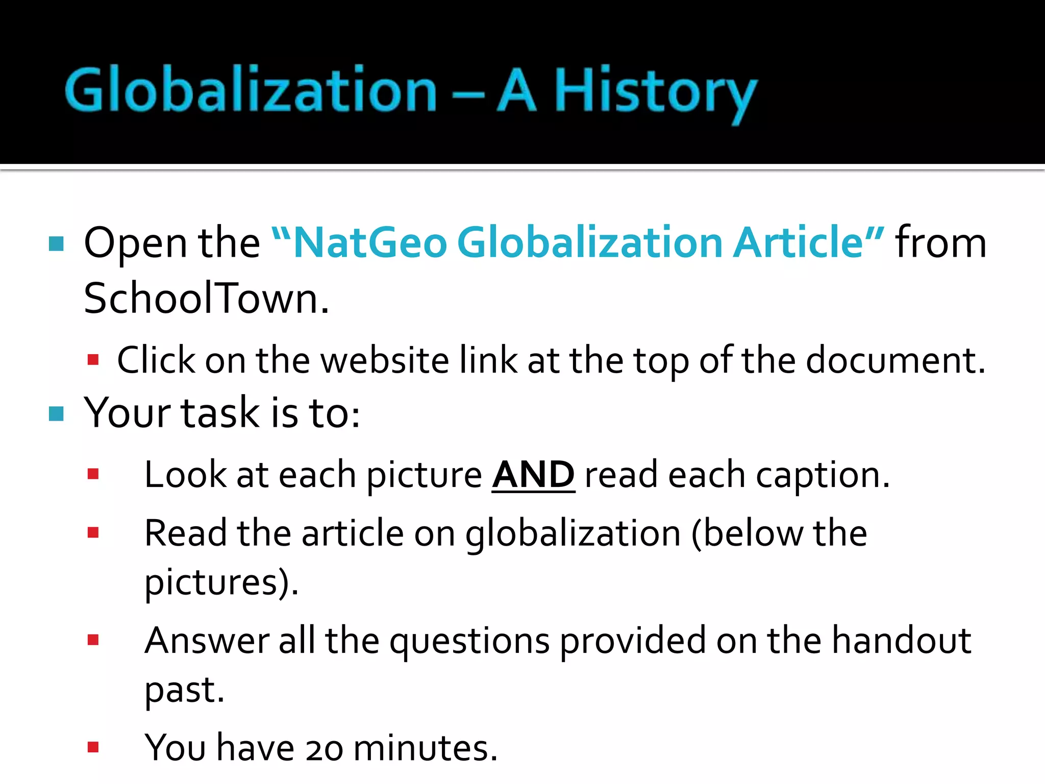 What is globalization | PPTX
