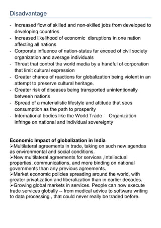 What is globalization | DOCX