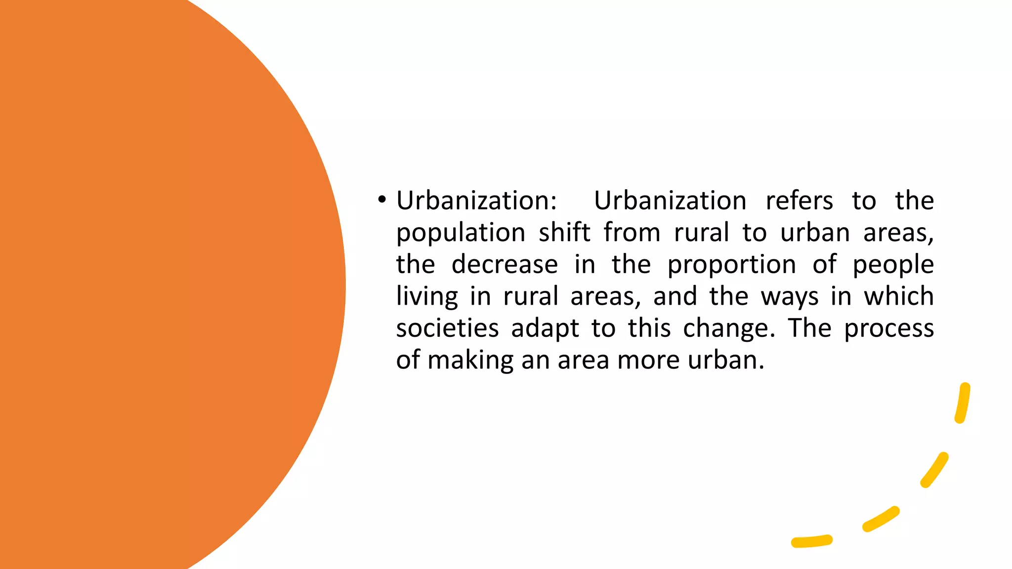 What is globalization and urbanization | PPTX
