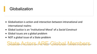 What is global justice | PPTX