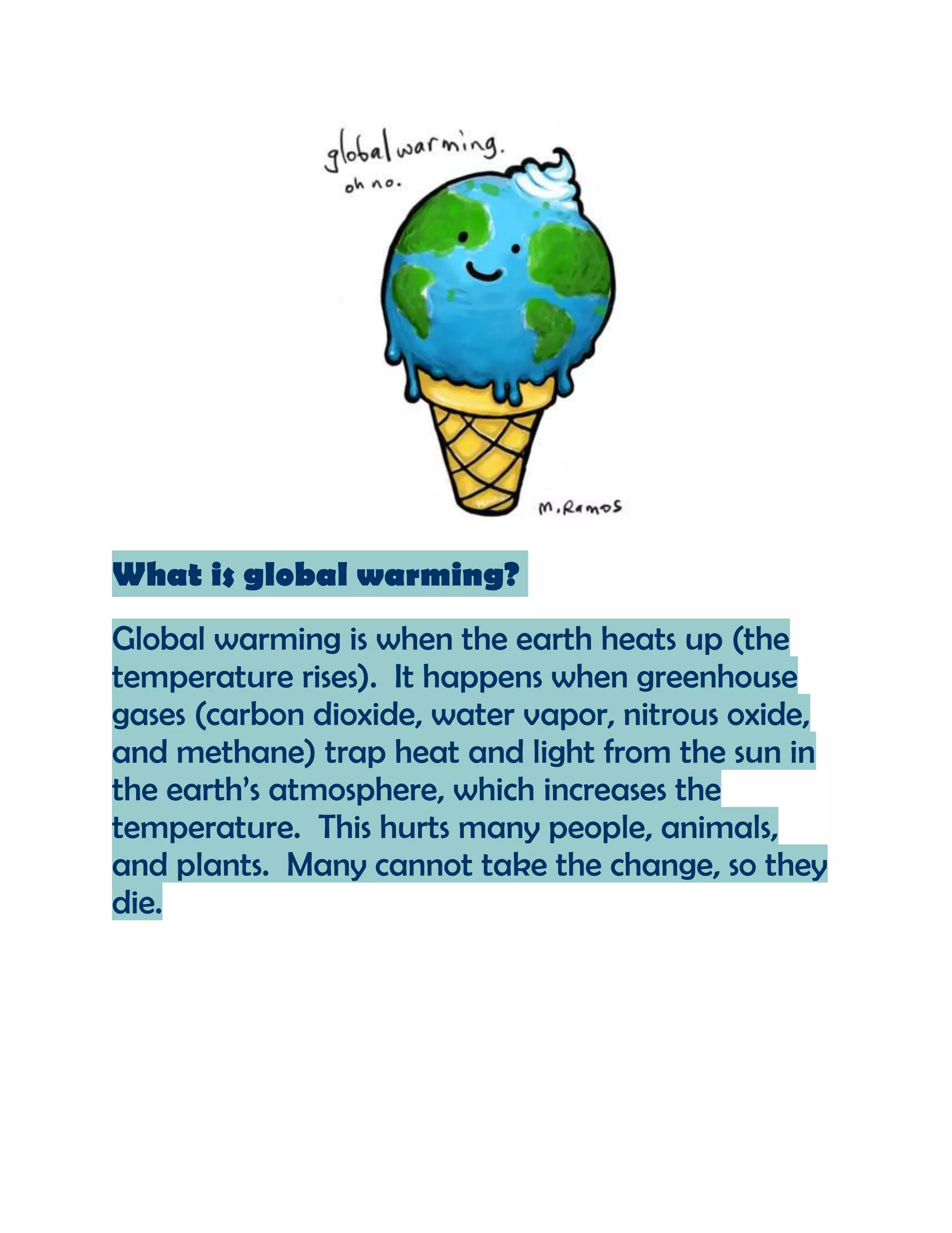 What is global warming | PDF