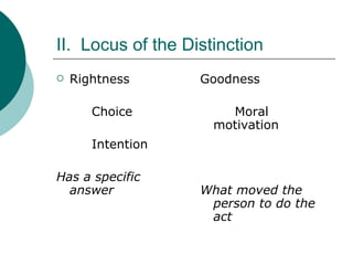 What is good and what is right | PPT