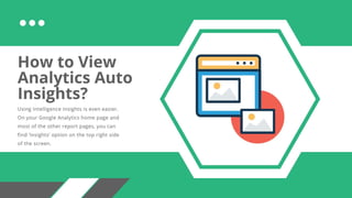 What is google analytics intelligence | PDF