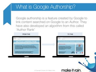 What is Google Authorship? | PPT