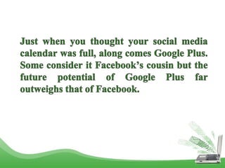 What is google plus | PPT