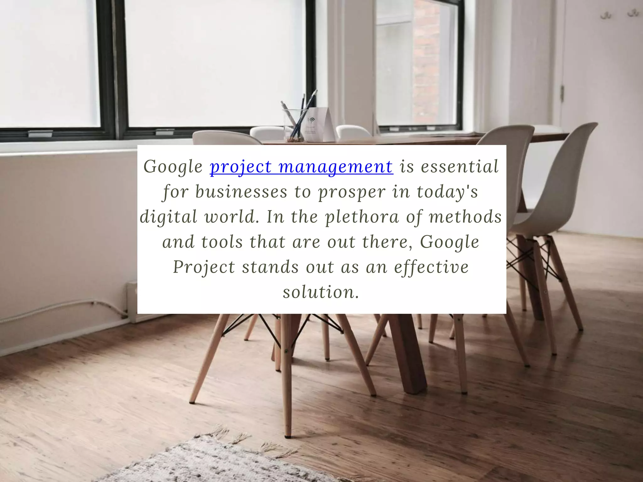 What is Google Project Management .pptx