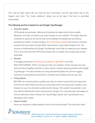 What is google tag manager and how to get started | PDF