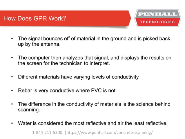 GPR for Concrete Inspection | PPTX