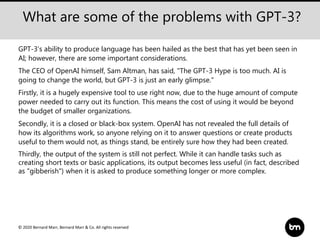 What Is GPT-3 And Why Is It Revolutionizing Artificial Intelligence? | PPT