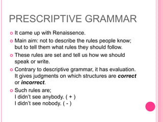 What is grammar | PPTX