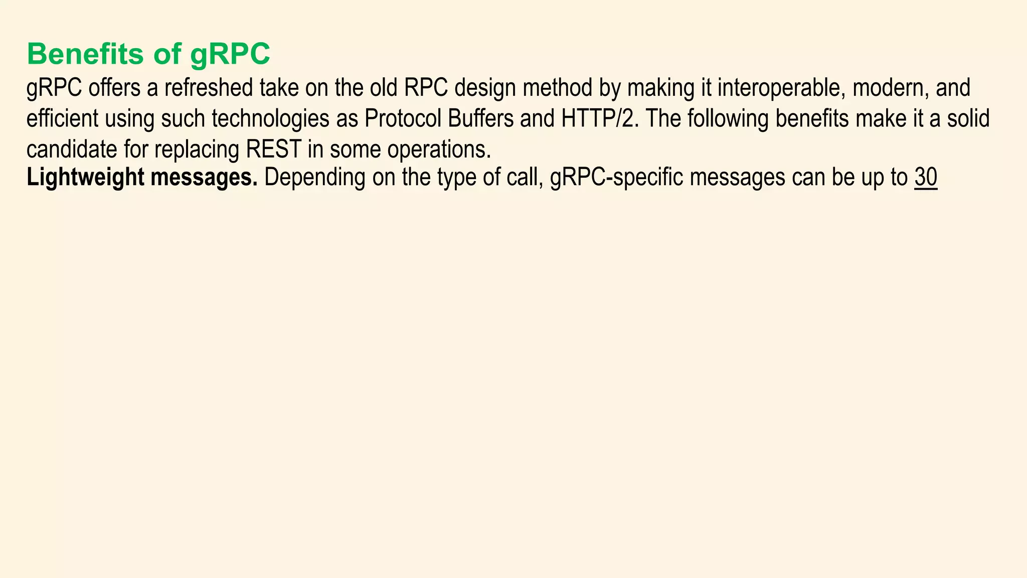 What is gRPC introduction gRPC Explained | PPTX