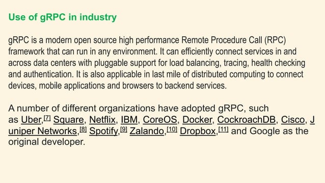 What is gRPC introduction gRPC Explained | PPTX