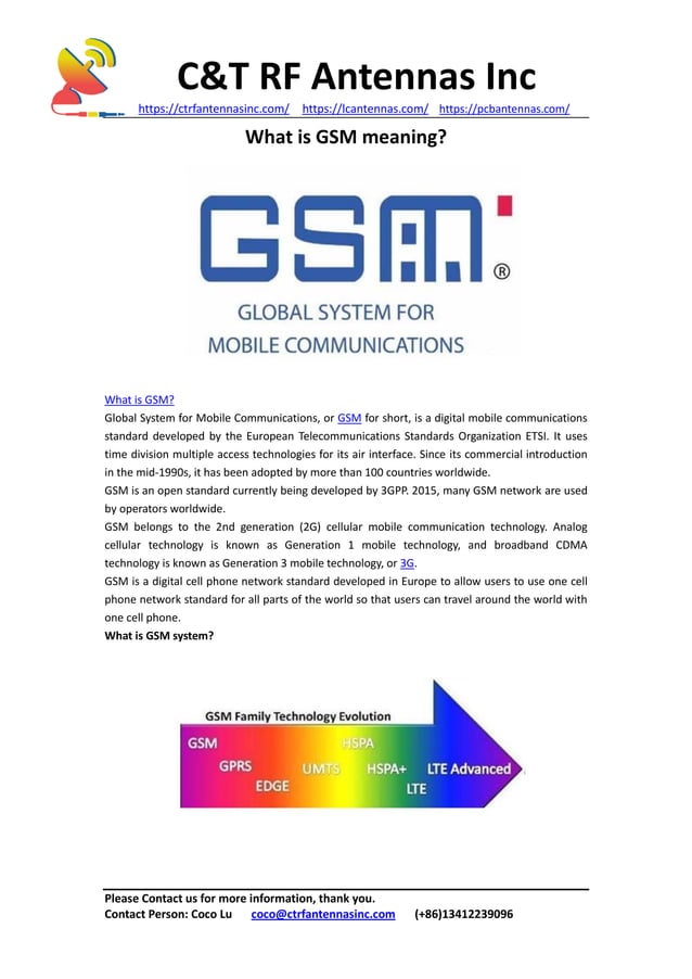 What is GSM meaning | PDF | Smartphones | Consumer Electronics