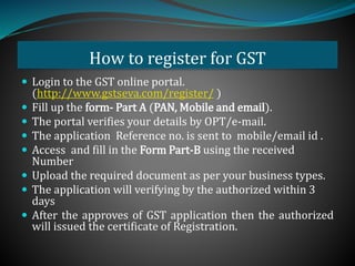 What is gst | PPTX