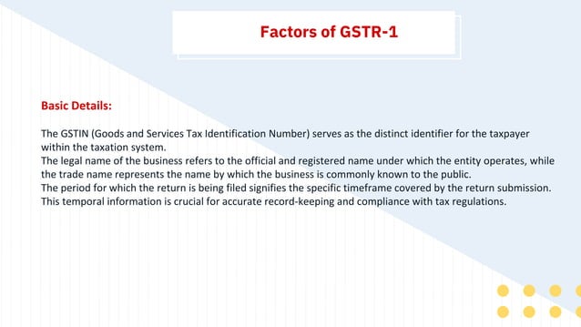 What Is The Gstr 1 How To File Gstr 1 Pptx