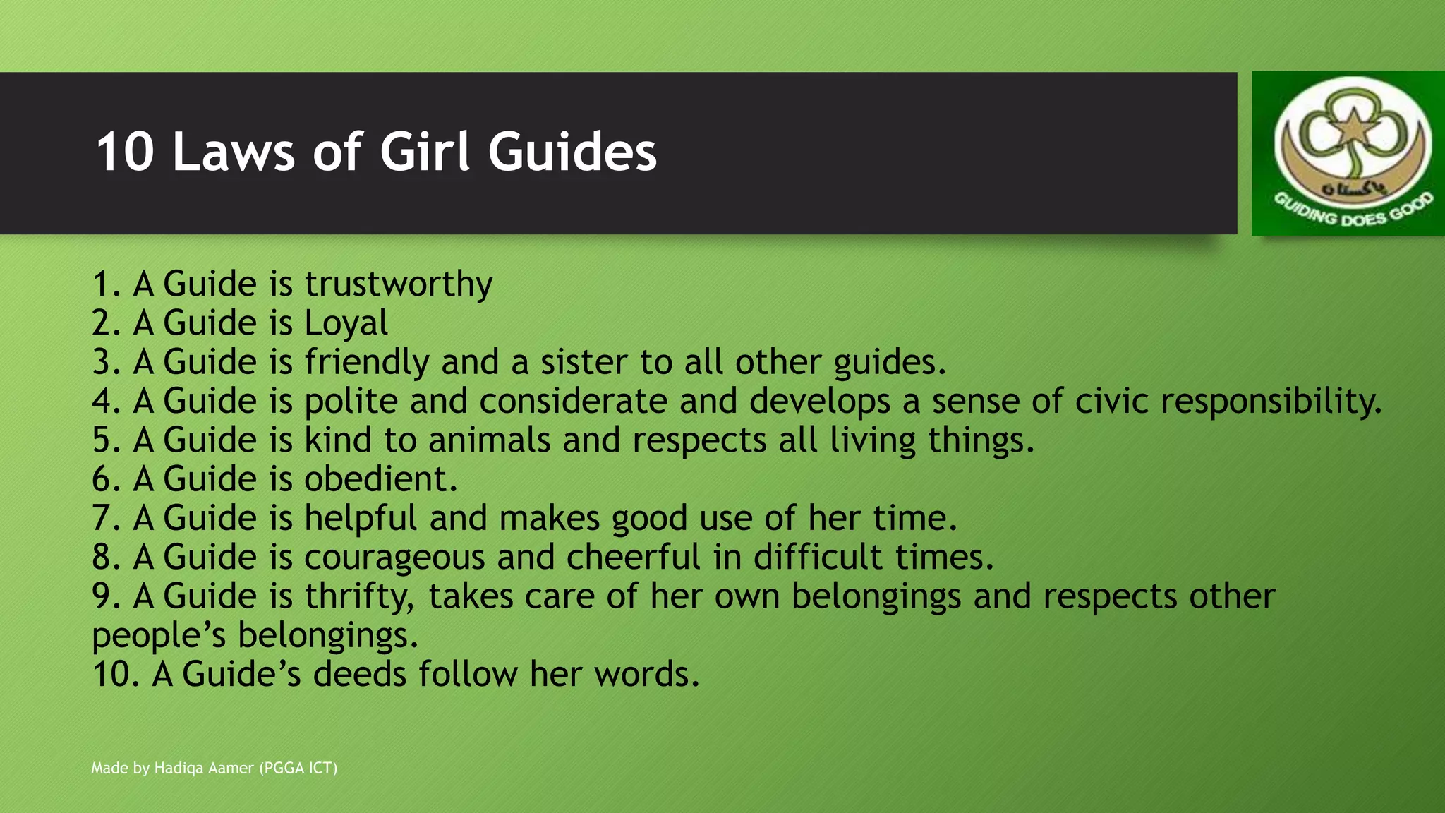 What is Guiding | PPTX