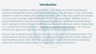 What is Gutenberg A Modern WordPress Block Editor.pdf