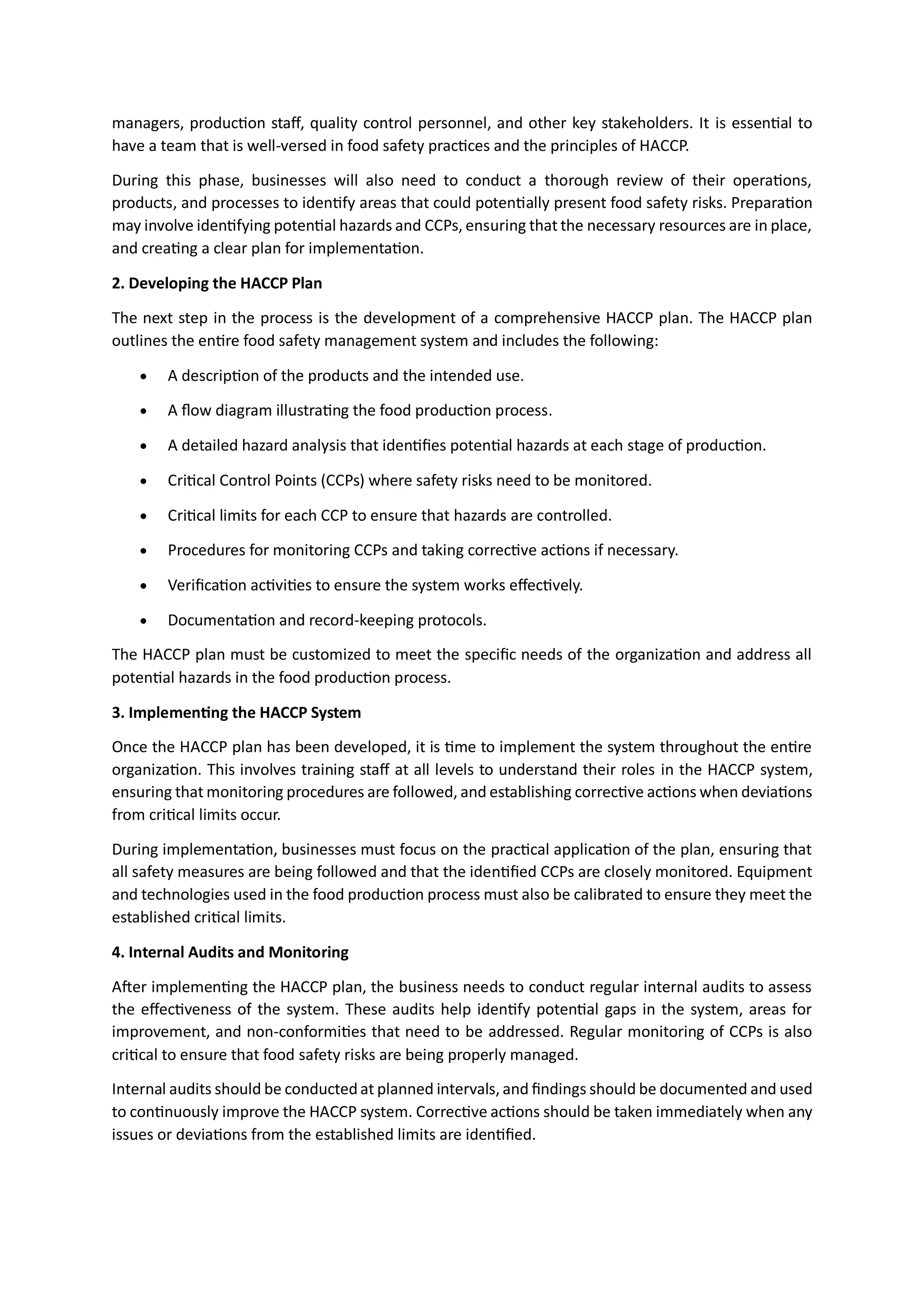 What is HACCP Certification Process. Explain | PDF