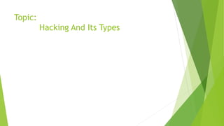What is hacking | PPT