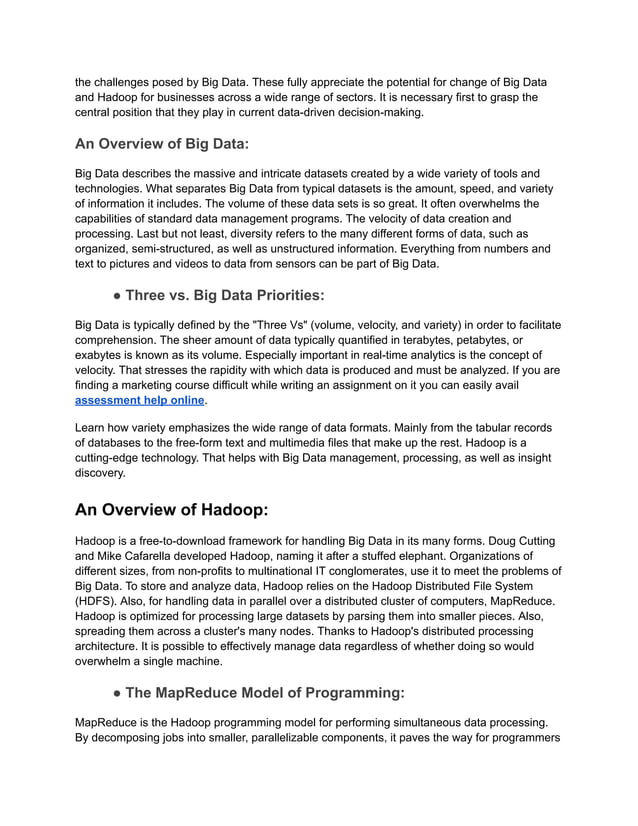 Learn About Big Data And Hadoop The Most Significant Resource Pdf