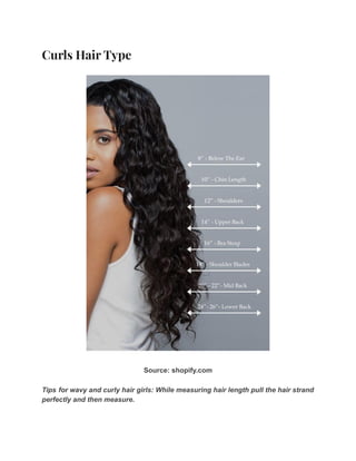 What is hair length chart – detailed guide on its uses | PDF