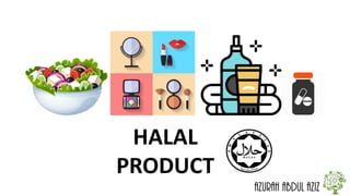 What is halal products? | PDF