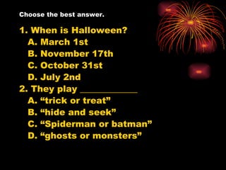 What is halloween? | PPT