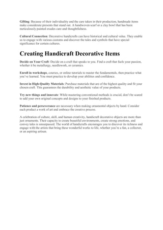 What Is Handicraft Decorative Items..pdf