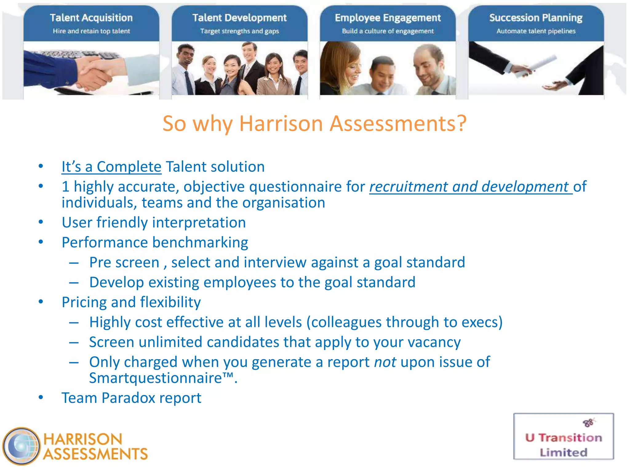 What is harrison assessments hats presentation | PPTX