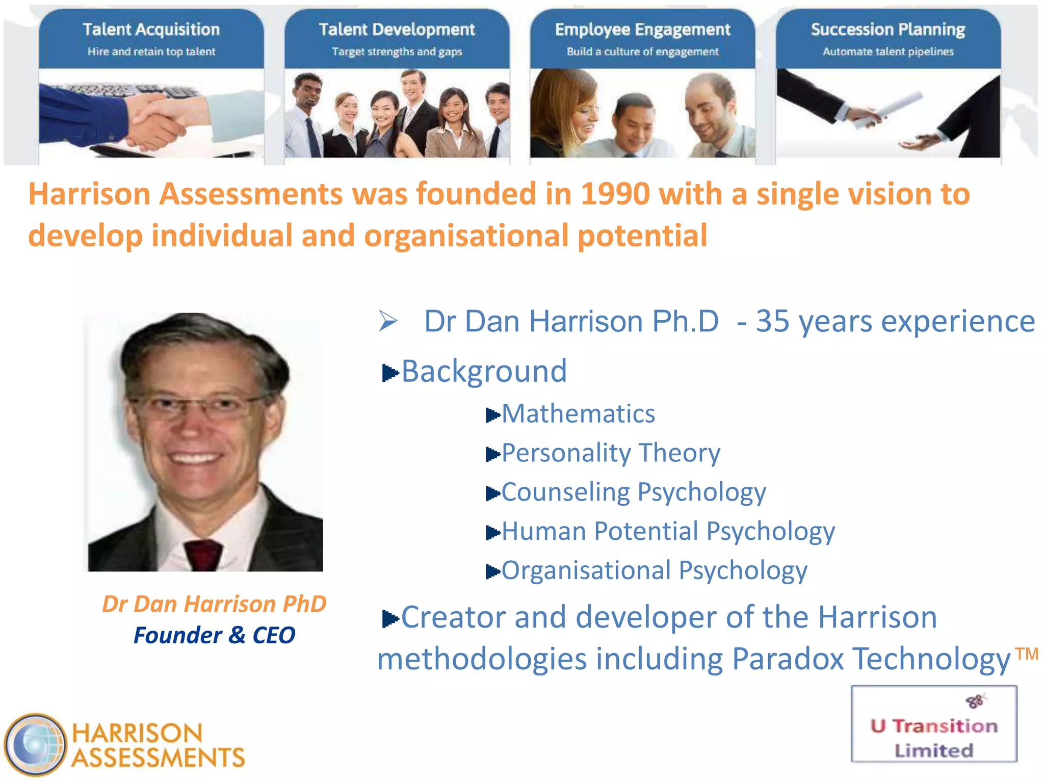 What is harrison assessments hats presentation | PPTX