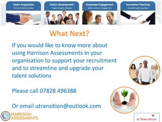 What is harrison assessments hats presentation | PPTX