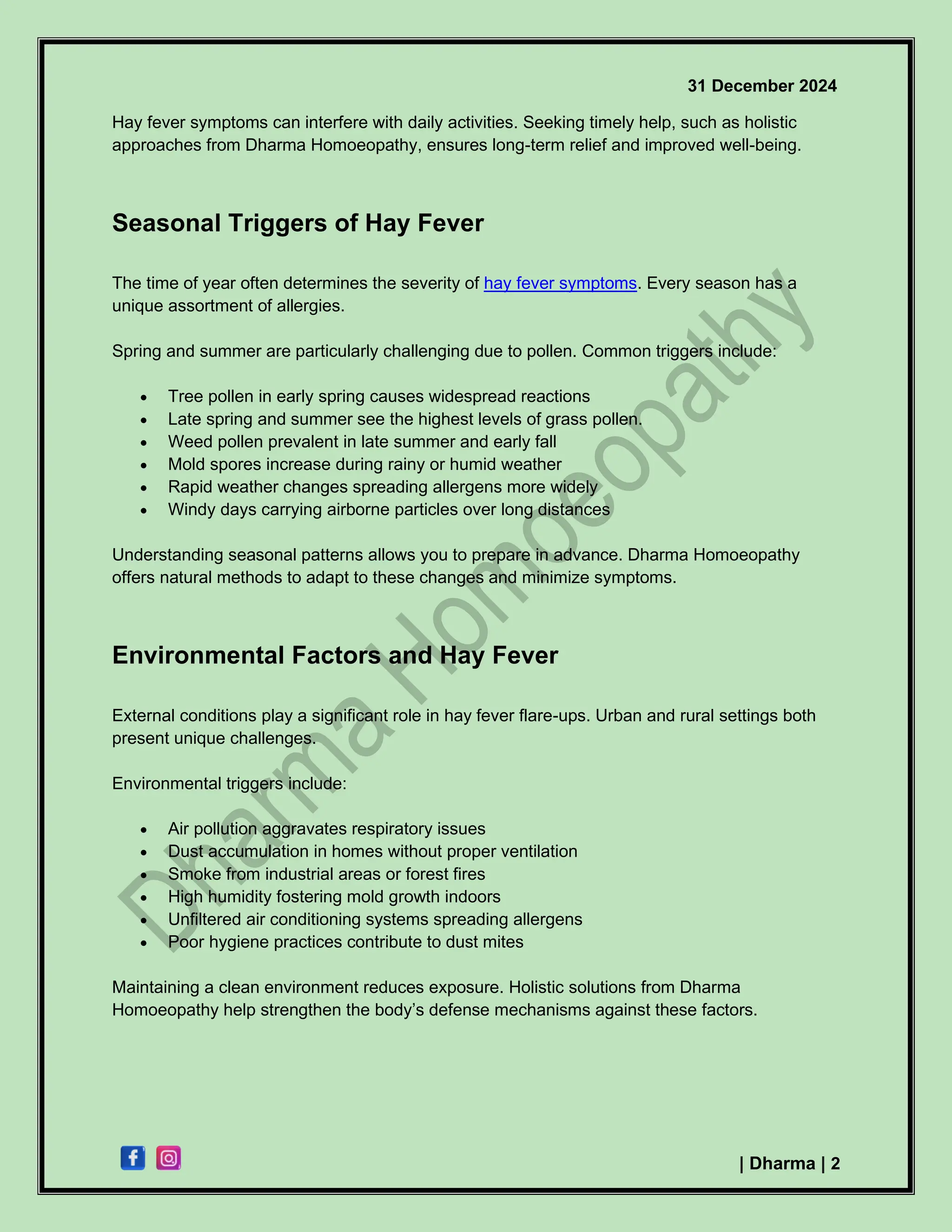 What is Hay Fever? Understanding the Causes, Symptoms, and Triggers.pdf