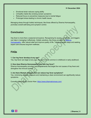 What is Hay Fever? Understanding the Causes, Symptoms, and Triggers.pdf