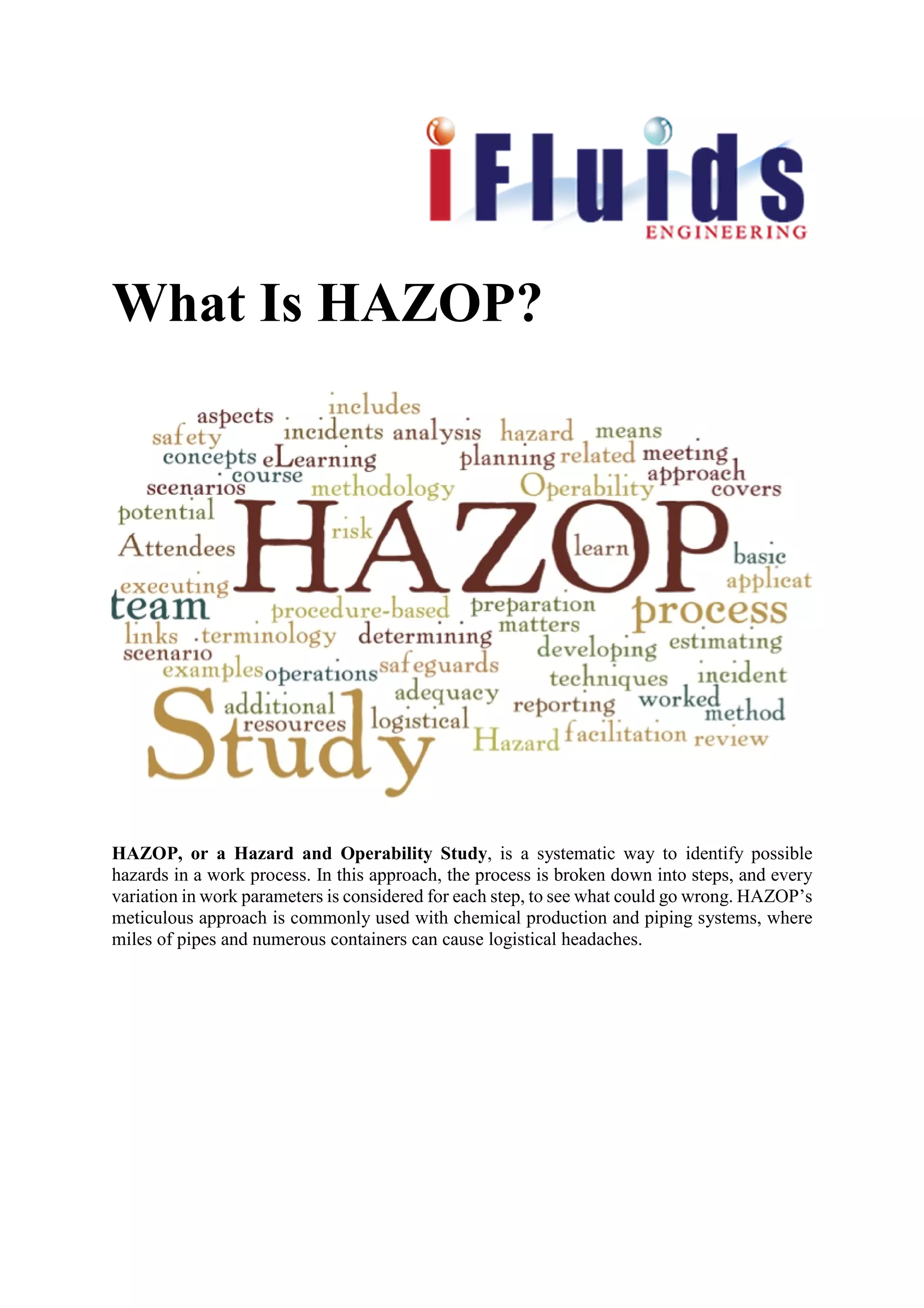 What is HAZOP? | PDF