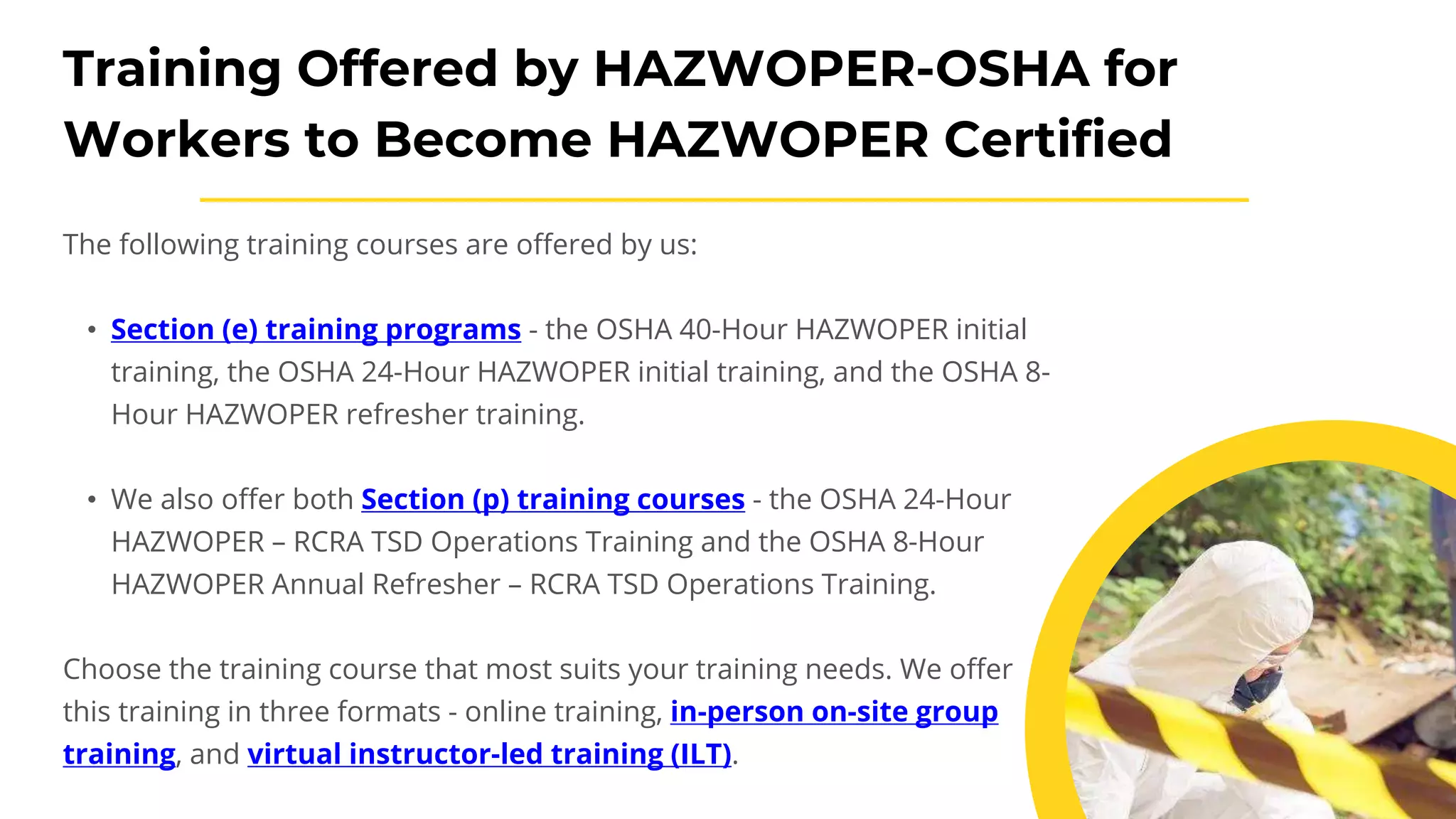 What is HAZWOPER and What is its Purpose | PDF